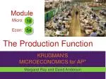 PPT - Production Function PowerPoint Presentation, free download - ID ...