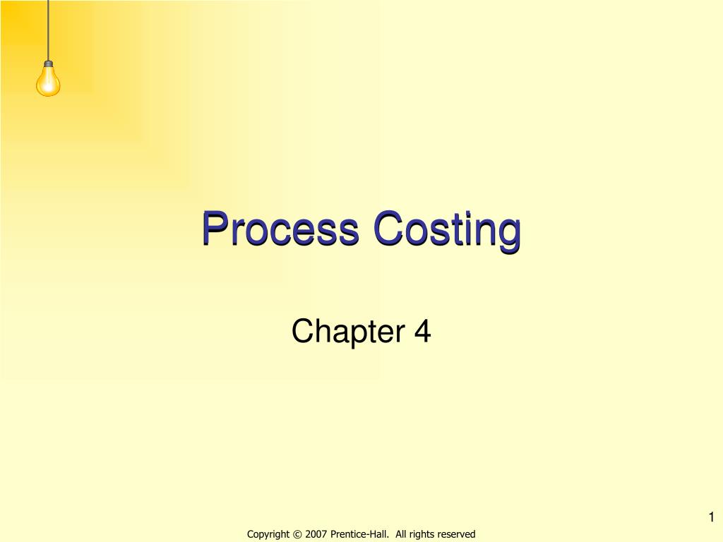 PPT - Process Costing PowerPoint Presentation, free download - ID:5966499