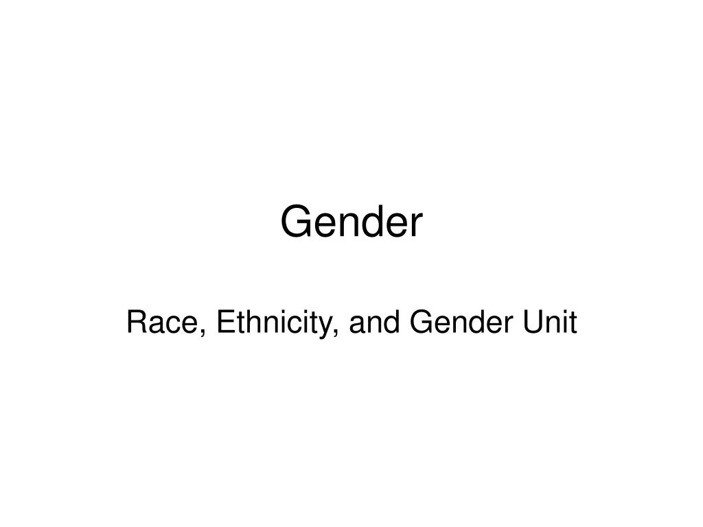 PPT - Gender PowerPoint Presentation, free download - ID:5969563