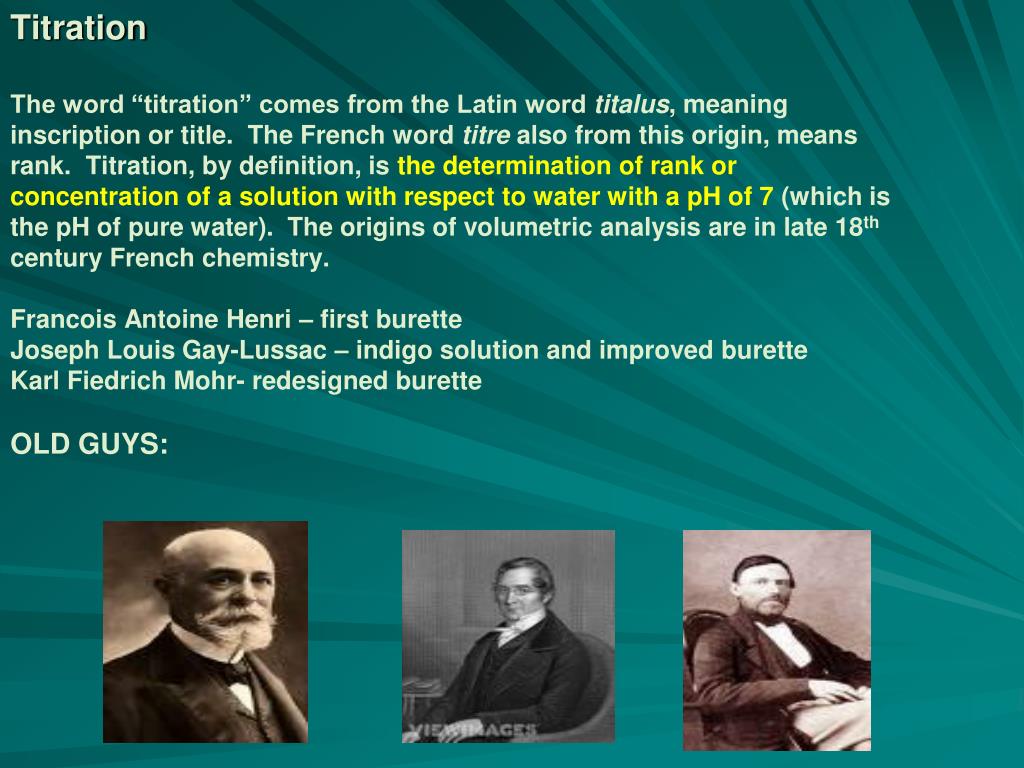 PPT - Titration PowerPoint Presentation, free download - ID:5970774