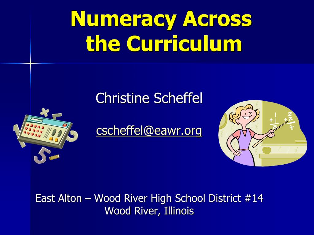 PPT - Numeracy Across the Curriculum PowerPoint Presentation, free ...
