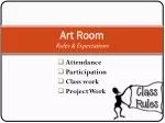 PPT - Art Room Rules PowerPoint Presentation, free download - ID:7037832
