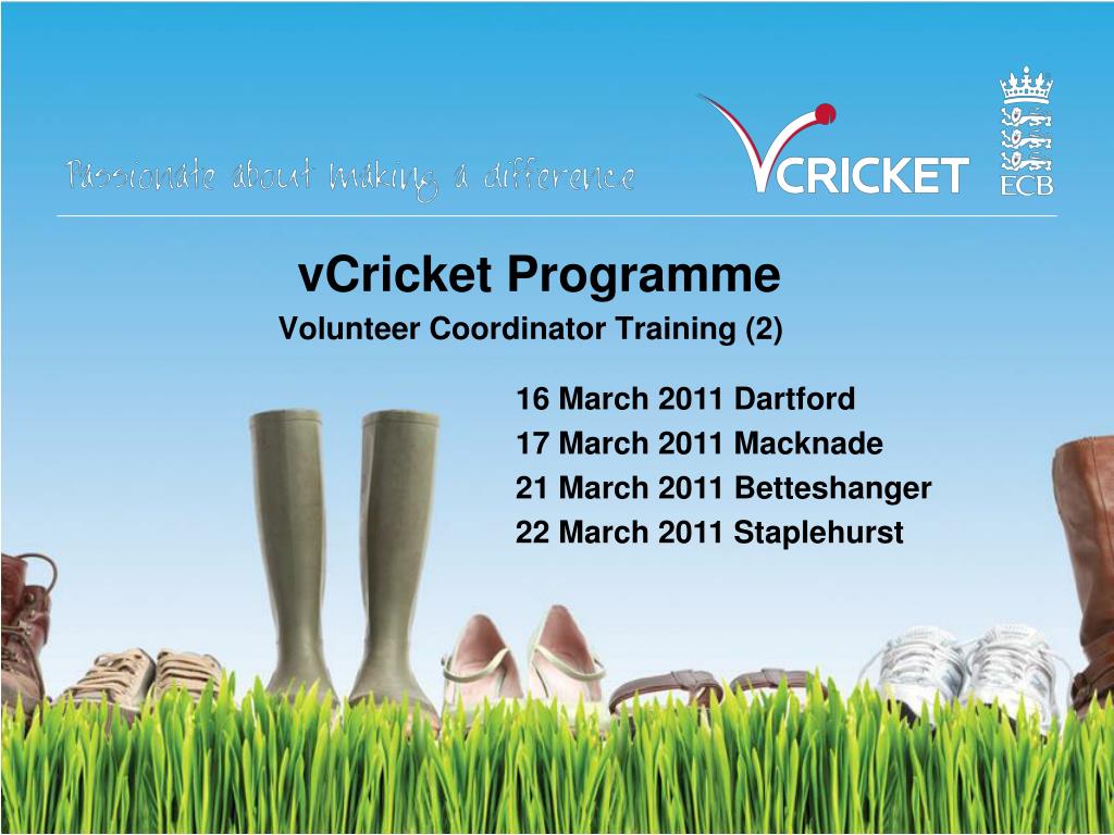 PPT - vCricket Programme PowerPoint Presentation, free download - ID ...