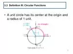 PPT - Circular Functions PowerPoint Presentation, free download - ID ...