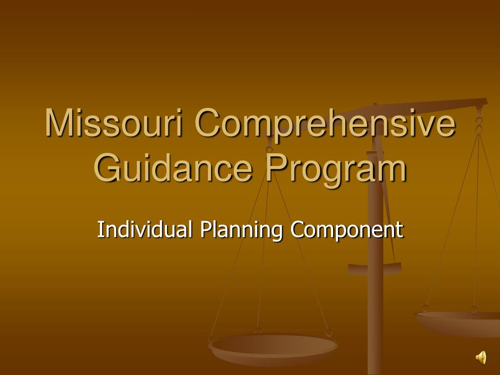 PPT - Missouri Comprehensive Guidance Program PowerPoint Presentation ...