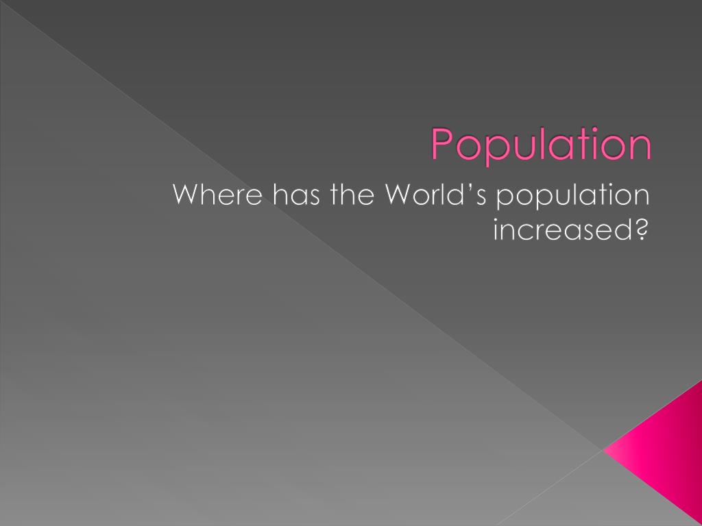 PPT - Population PowerPoint Presentation, free download - ID:5989009