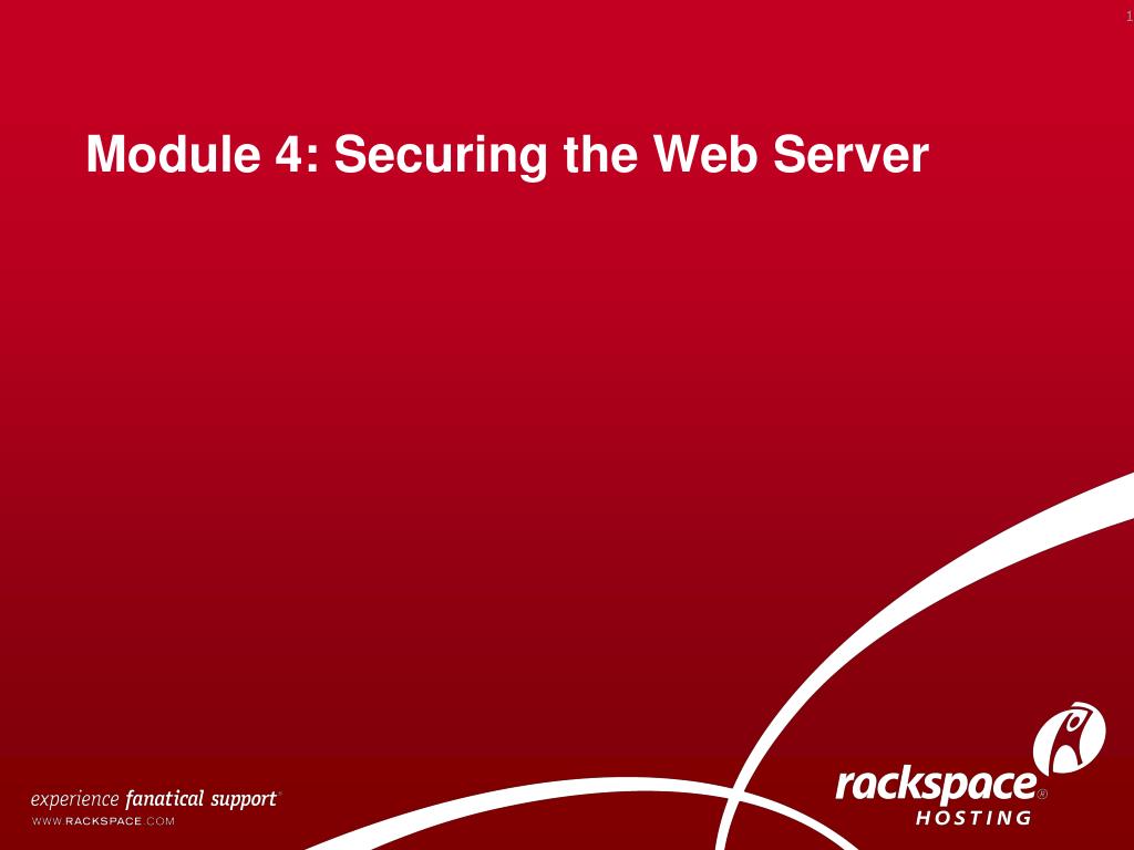 PPT - Module 4: Securing the Web Server PowerPoint Presentation, free ...