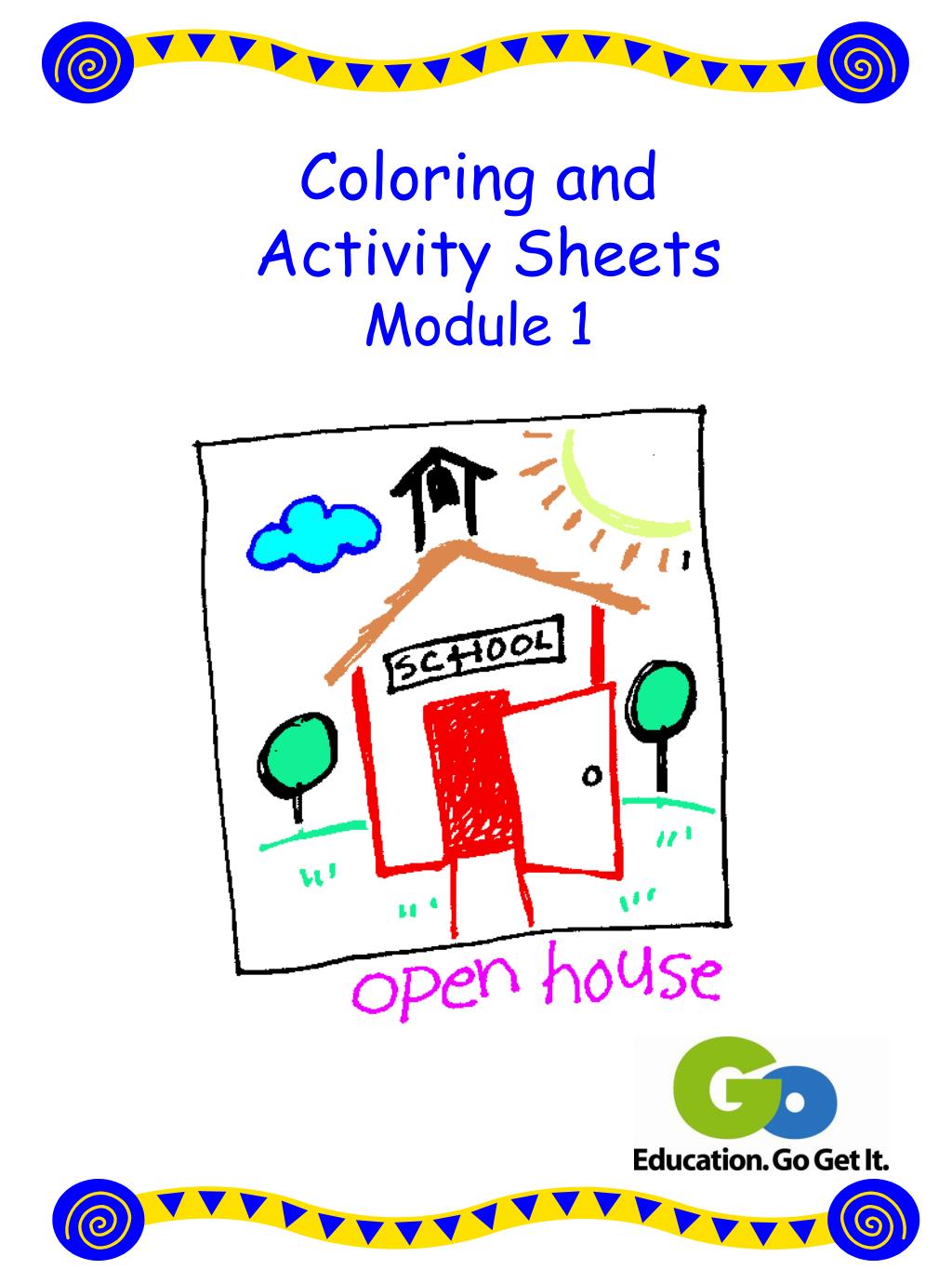 PPT - Coloring and Activity Sheets Module 1 PowerPoint Presentation ...