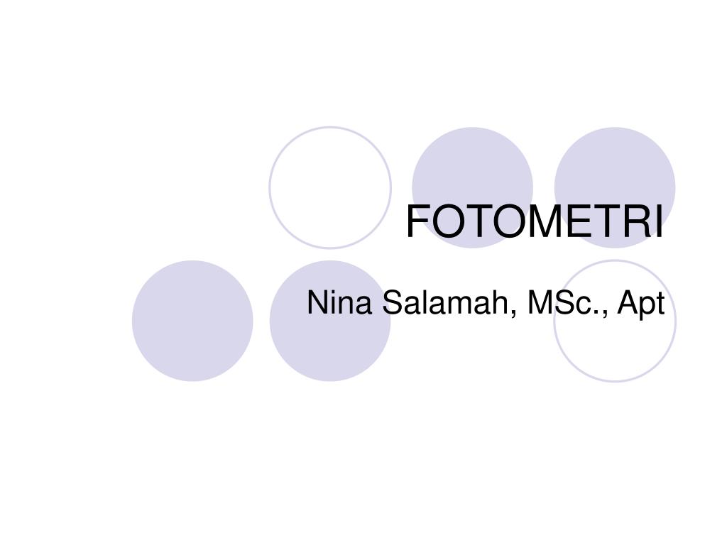 PPT - FOTOMETRI PowerPoint Presentation, free download - ID:5992200
