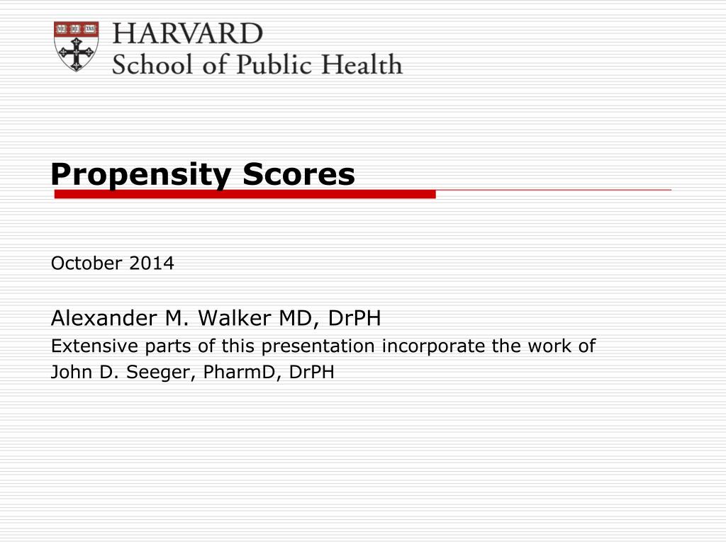 PPT - Propensity Scores PowerPoint Presentation, free download - ID:5993583