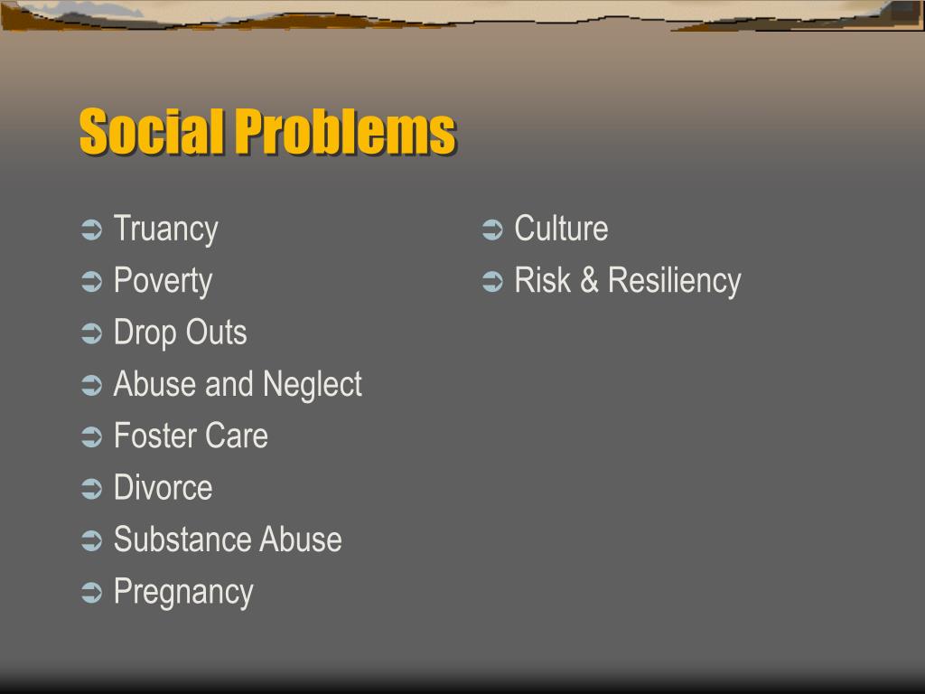 PPT - Social Problems PowerPoint Presentation, free download - ID:5998436