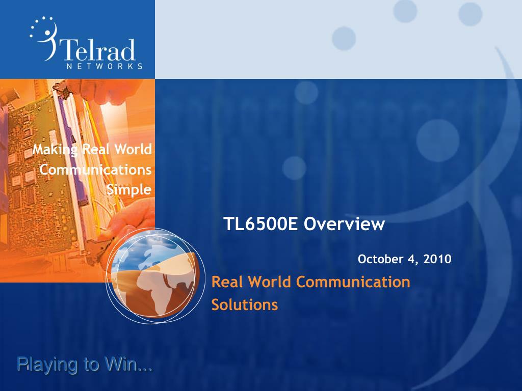 PPT - Real World Communication Solutions PowerPoint Presentation, free ...