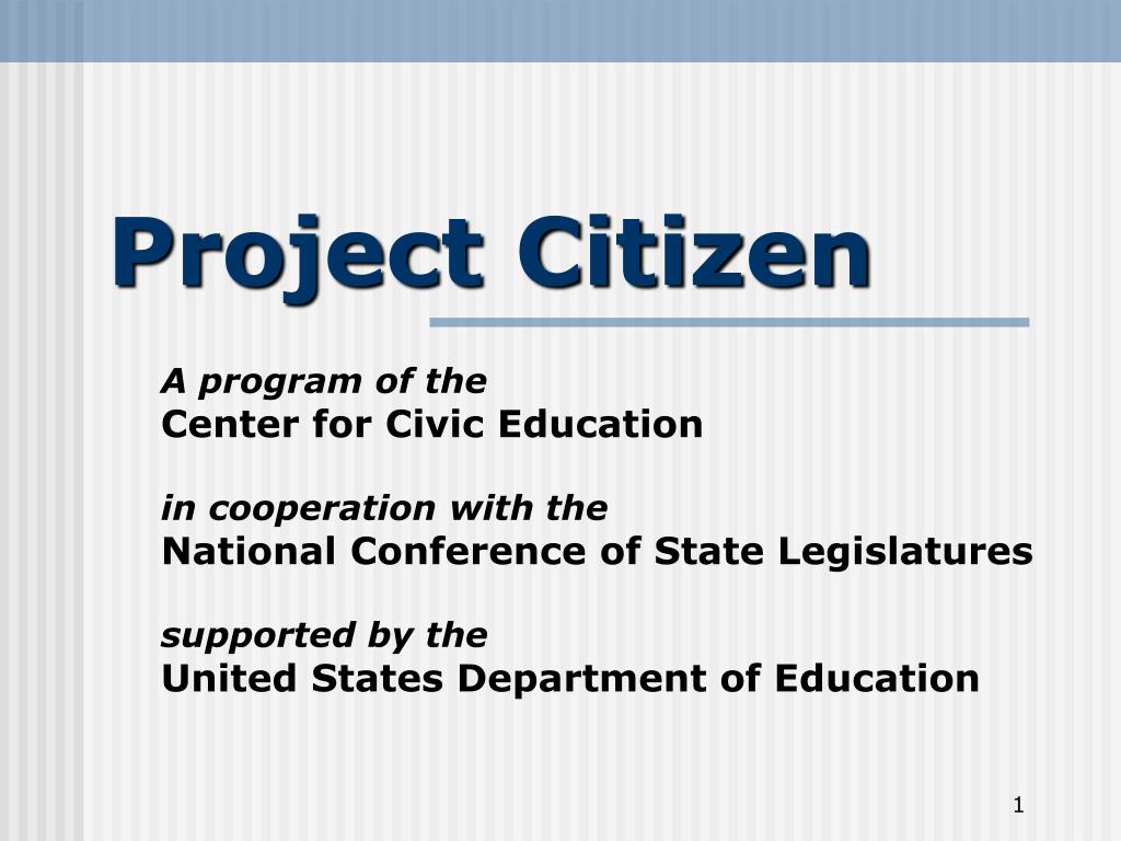 PPT - Project Citizen PowerPoint Presentation, free download - ID:6000411
