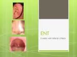 PPT - ENT emergency PowerPoint Presentation, free download - ID:2282993