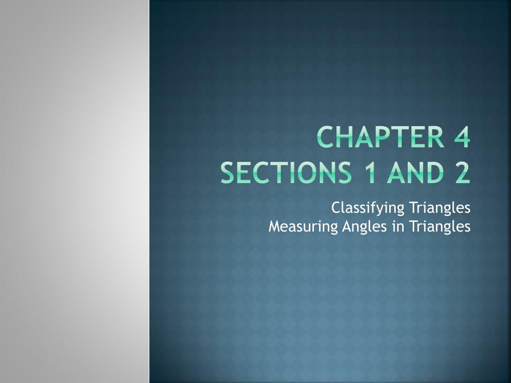 Ppt Chapter 4 Sections 1 And 2 Powerpoint Presentation Free Download