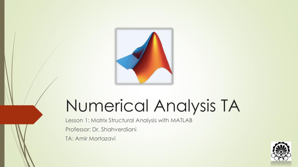 Ppt Numerical Analysis Ta Powerpoint Presentation Free Download Id 2178