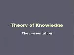 PPT - Theory Of Knowledge TOK PowerPoint Presentation, free download ...