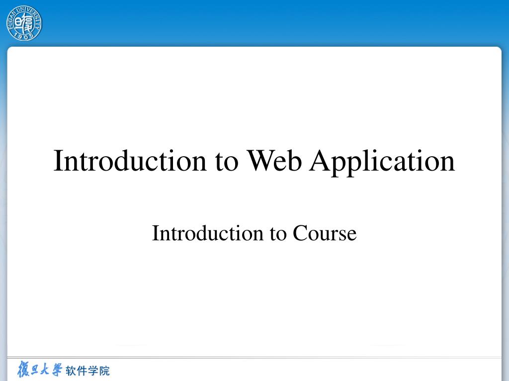 PPT - Introduction to Web Application PowerPoint Presentation, free ...