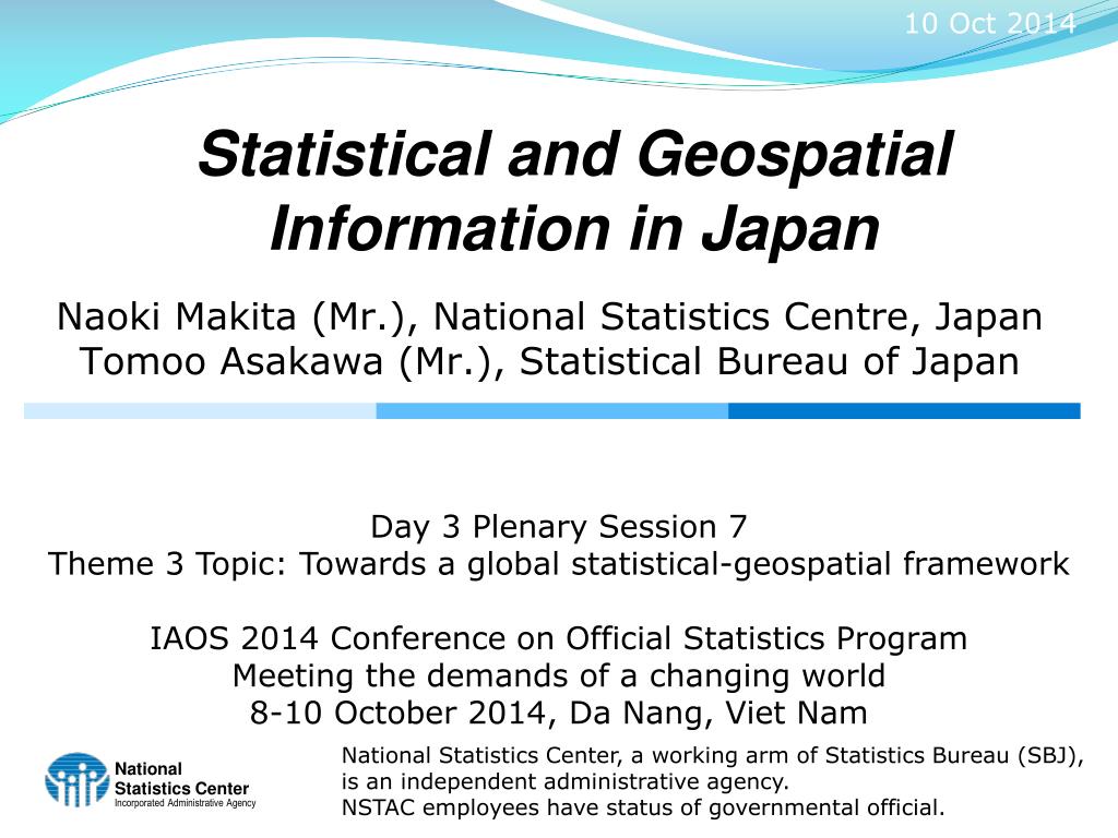 PPT - Statistical and Geospatial Information in Japan PowerPoint ...