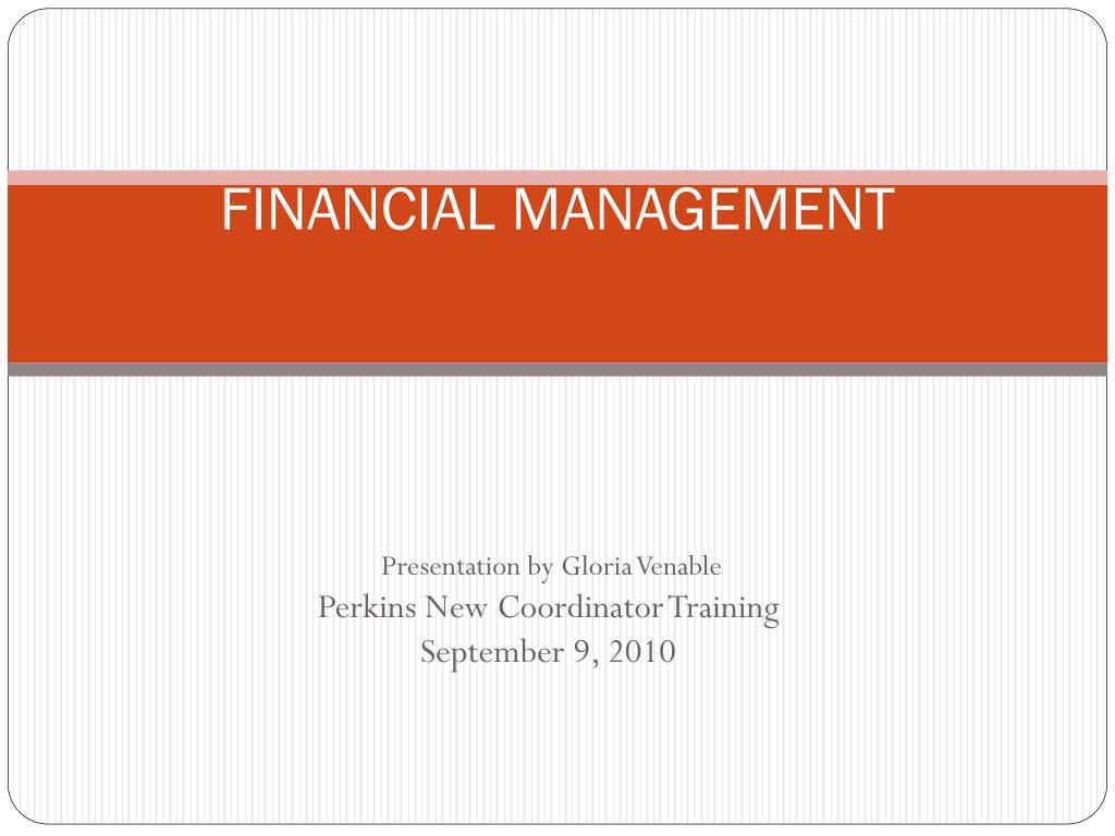 PPT - FINANCIAL MANAGEMENT PowerPoint Presentation, free download - ID ...