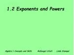 PPT - Powers and Exponents PowerPoint Presentation, free download - ID ...