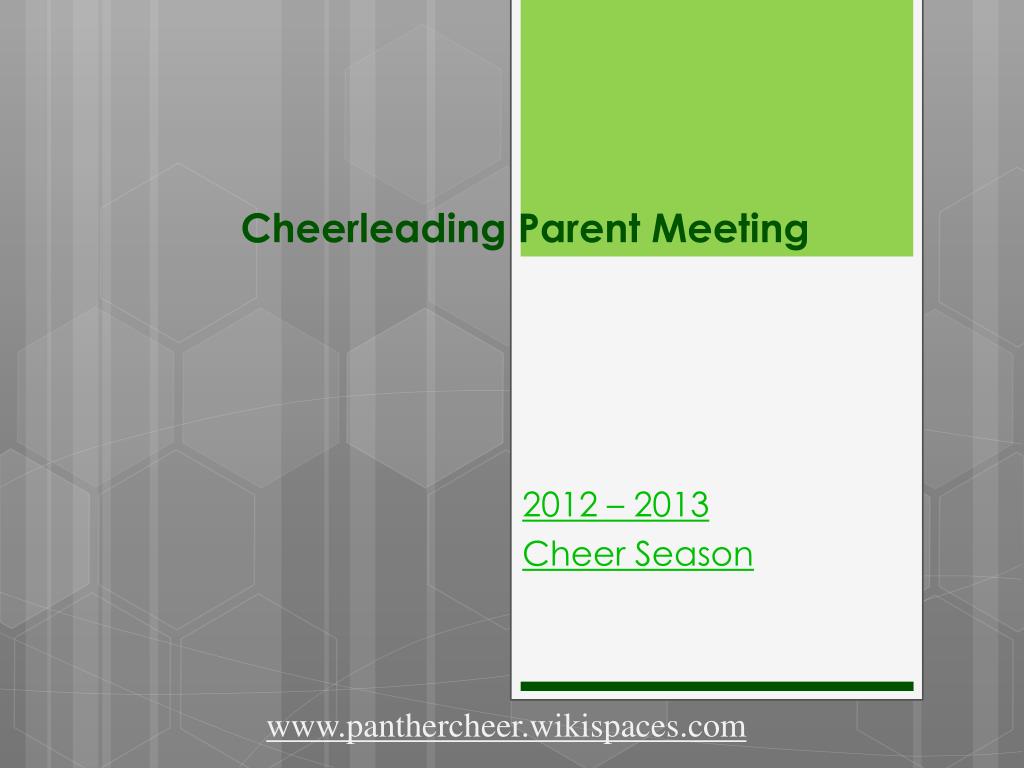 PPT - Cheerleading Parent Meeting PowerPoint Presentation, free ...