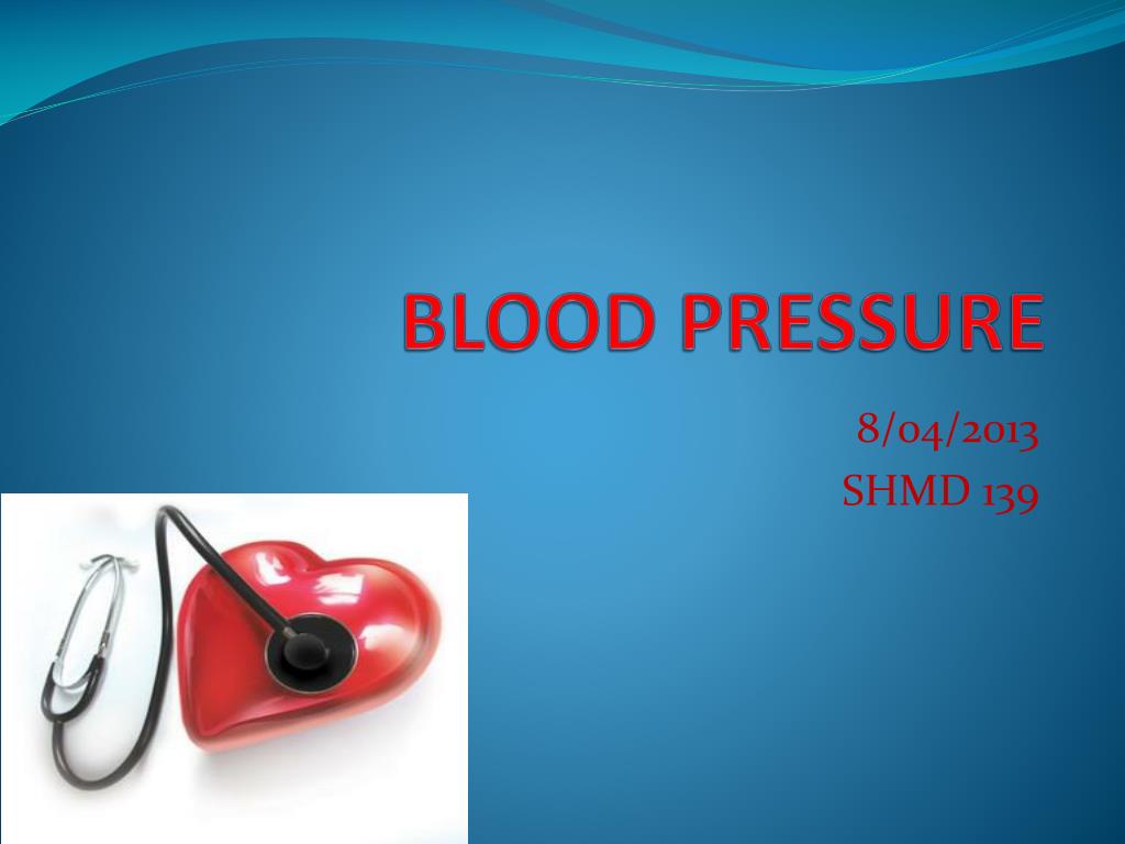 PPT - BLOOD PRESSURE PowerPoint Presentation, free download - ID:6015822