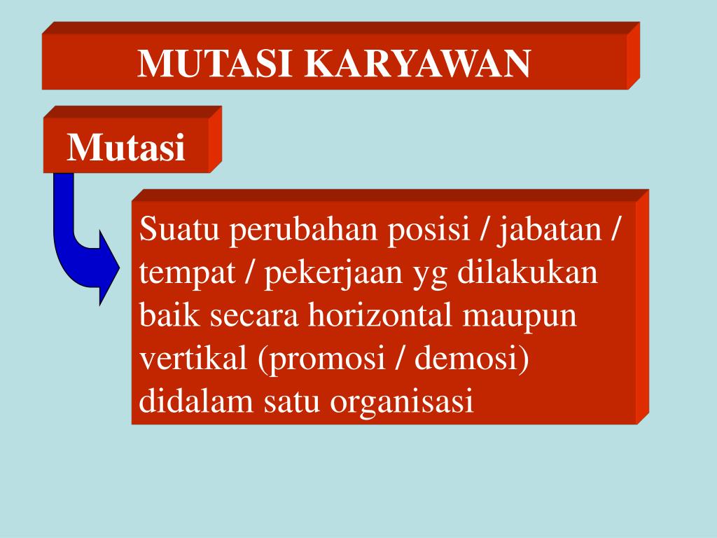 PPT - MUTASI KARYAWAN PowerPoint Presentation, free download - ID:6021142