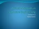 PPT - Formal Methods in Software Engineering PowerPoint Presentation ...