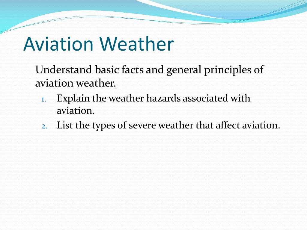 PPT - Aviation Weather PowerPoint Presentation, free download - ID:6026856
