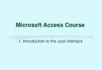 PPT - Microsoft Access Complete Course - istudy PowerPoint Presentation ...