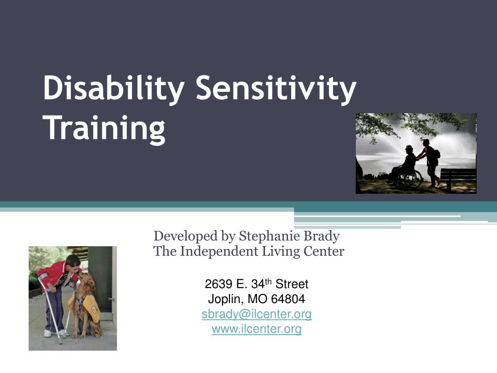 PPT - Disability Sensitivity Training PowerPoint Presentation, free ...