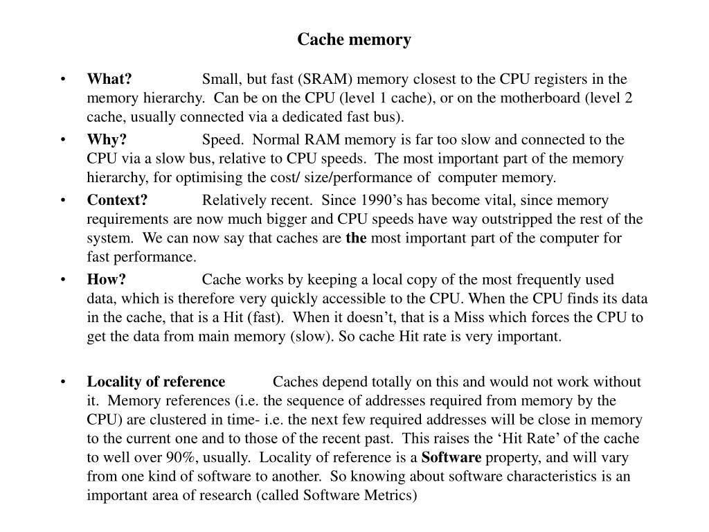 PPT - Cache memory PowerPoint Presentation, free download - ID:6037461