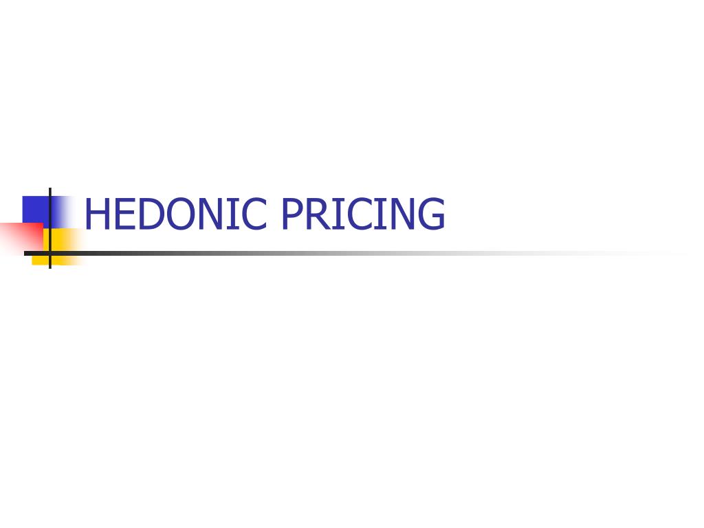 PPT - HEDONIC PRICING PowerPoint Presentation, free download - ID:6043643
