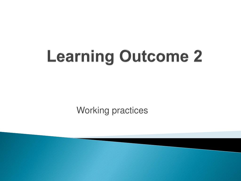 PPT - Learning Outcome 2 PowerPoint Presentation, free download - ID ...