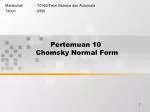 PPT - BENTUK NORMAL CHOMSKY PowerPoint Presentation, free download - ID ...