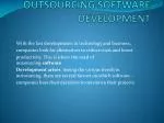 PPT - software development outsourcing PowerPoint Presentation, free download - ID:7201386