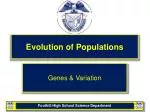 PPT - Evolution of Populations PowerPoint Presentation, free download ...