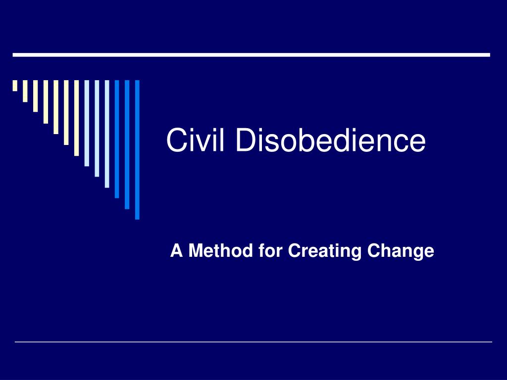 PPT - Civil Disobedience PowerPoint Presentation, free download - ID ...