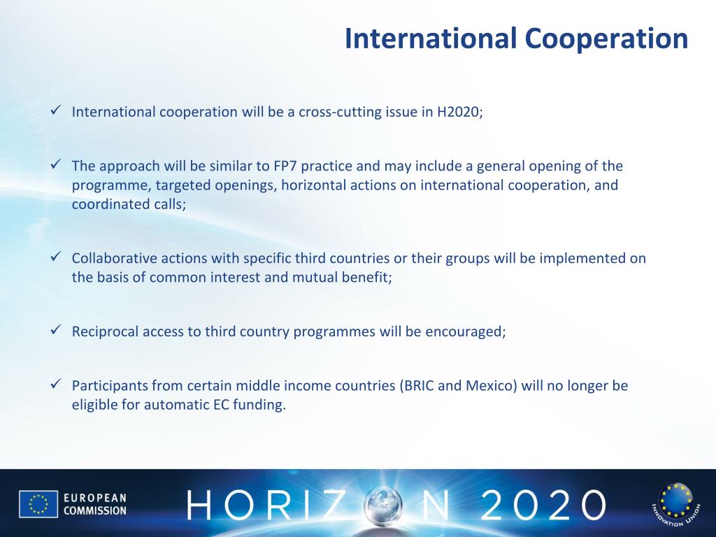 PPT - International Cooperation PowerPoint Presentation, free download ...