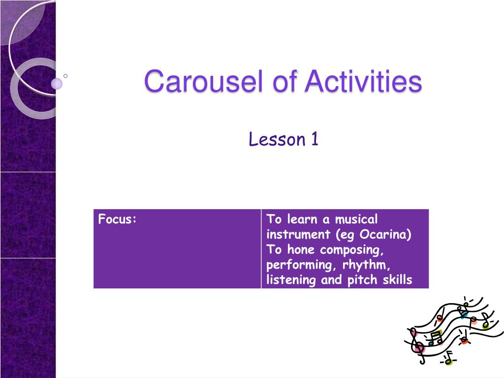 PPT - Carousel of Activities PowerPoint Presentation, free download ...