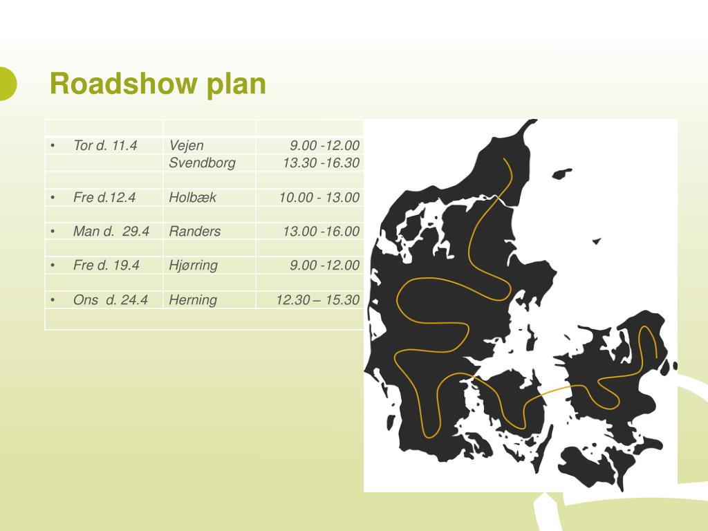 PPT - Roadshow plan PowerPoint Presentation, free download - ID:6054766