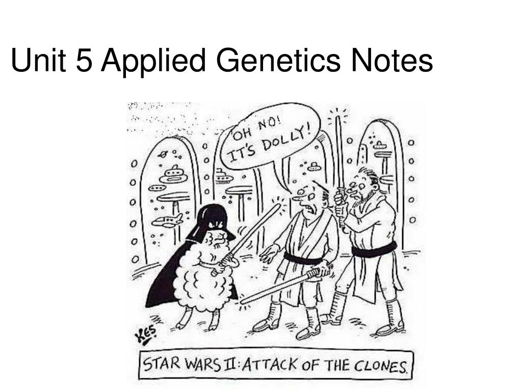 PPT - Unit 5 Applied Genetics Notes PowerPoint Presentation, free ...