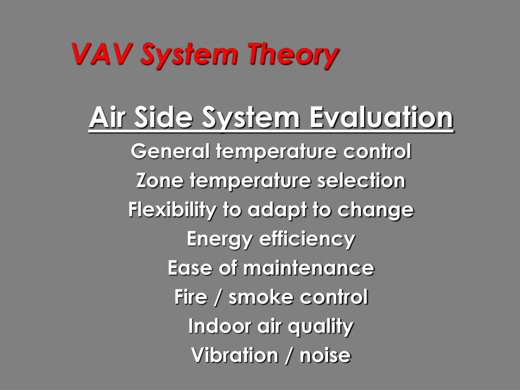 PPT - VAV System Theory PowerPoint Presentation, free download - ID:6058704