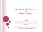PPT - The Fundamental Counting Principle and Permutations PowerPoint ...
