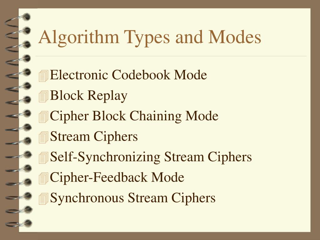 PPT - Algorithm Types and Modes PowerPoint Presentation, free download ...