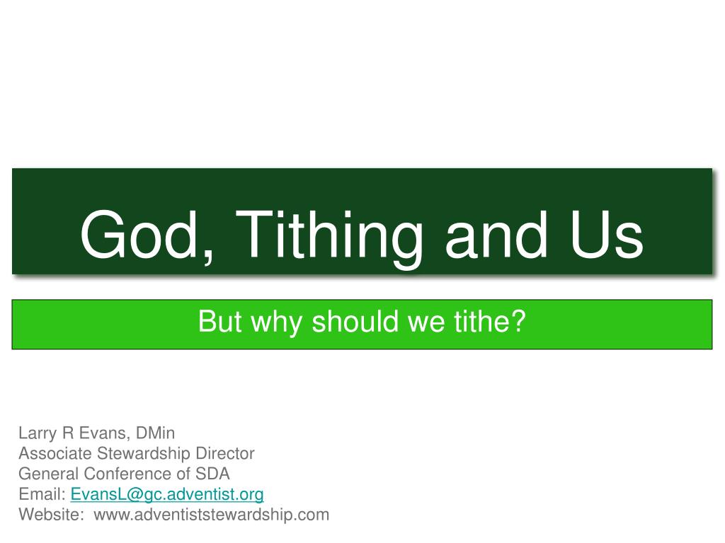 PPT - God, Tithing and Us PowerPoint Presentation, free download - ID ...