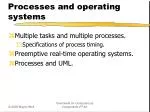 PPT - Processes and operating systems PowerPoint Presentation, free ...