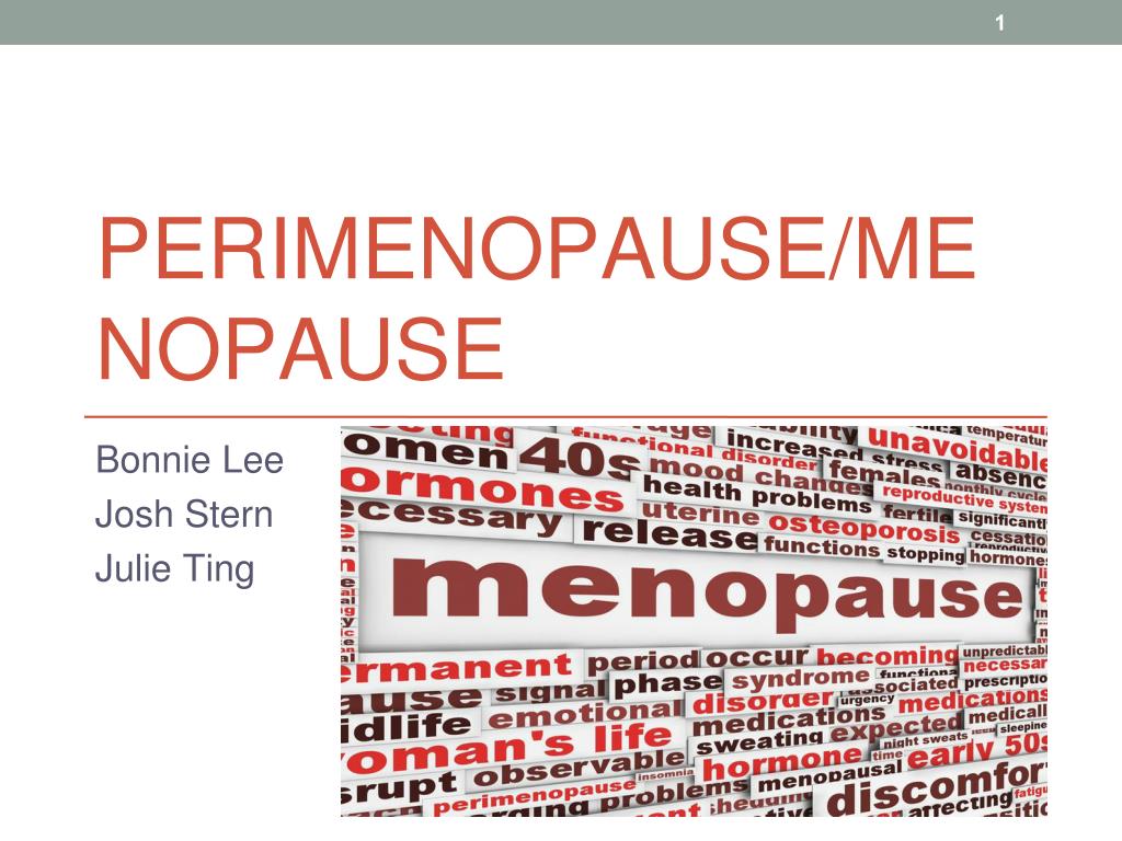 PPT - PERIMENOPAUSE/MENOPAUSE PowerPoint Presentation, free download ...