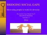 PPT - Bonding, bridging and linking social capital PowerPoint ...